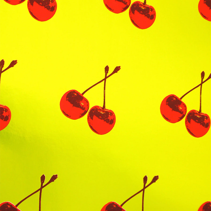 Flavor Paper CHERRY FOREVER / Yellow Chrome Mylar | 輸入壁紙専門店 WALPA ...