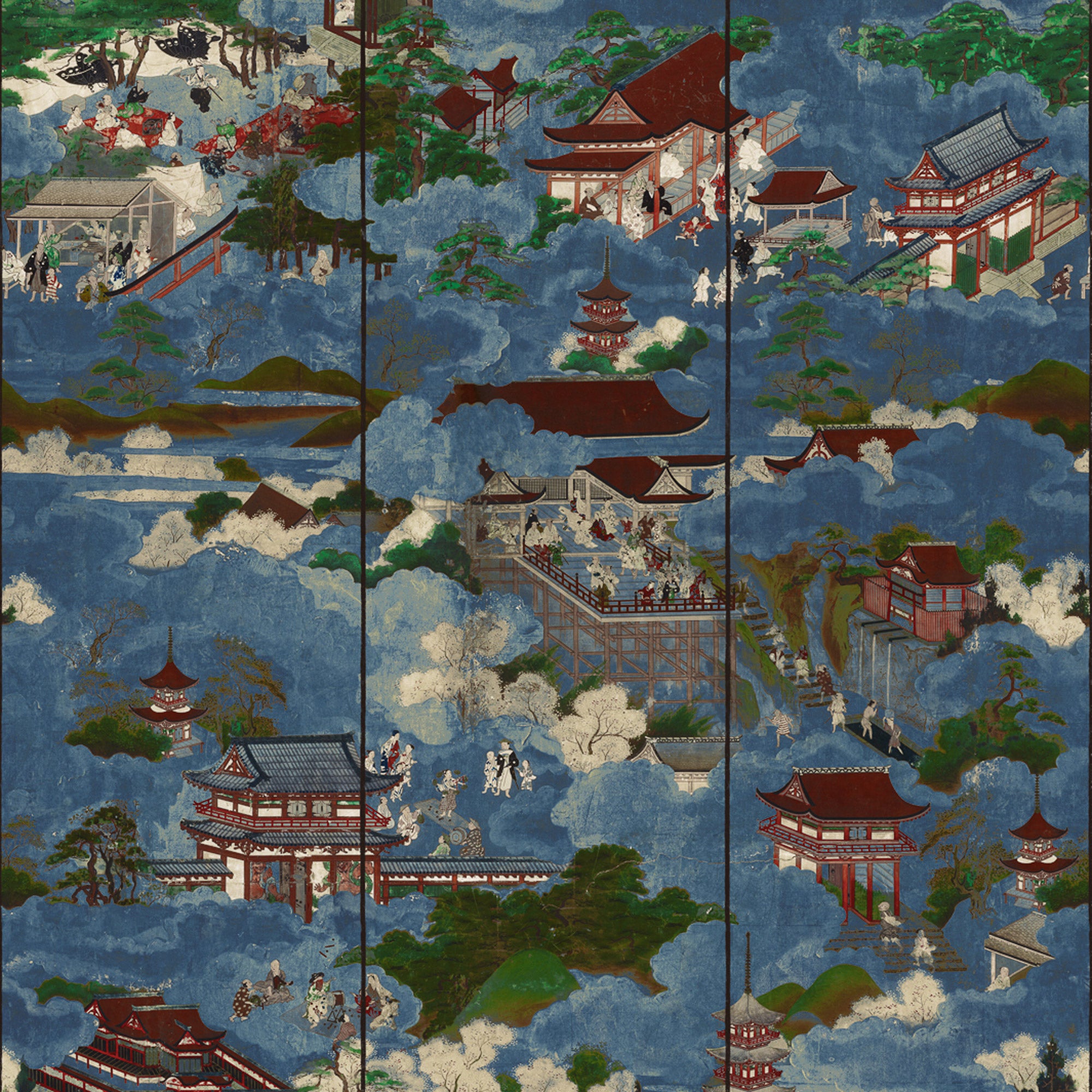 MINDTHEGAP / THE WALLPAPER COMPENDIUM 2 / FLOATING WORLD Blue WP20646 ...