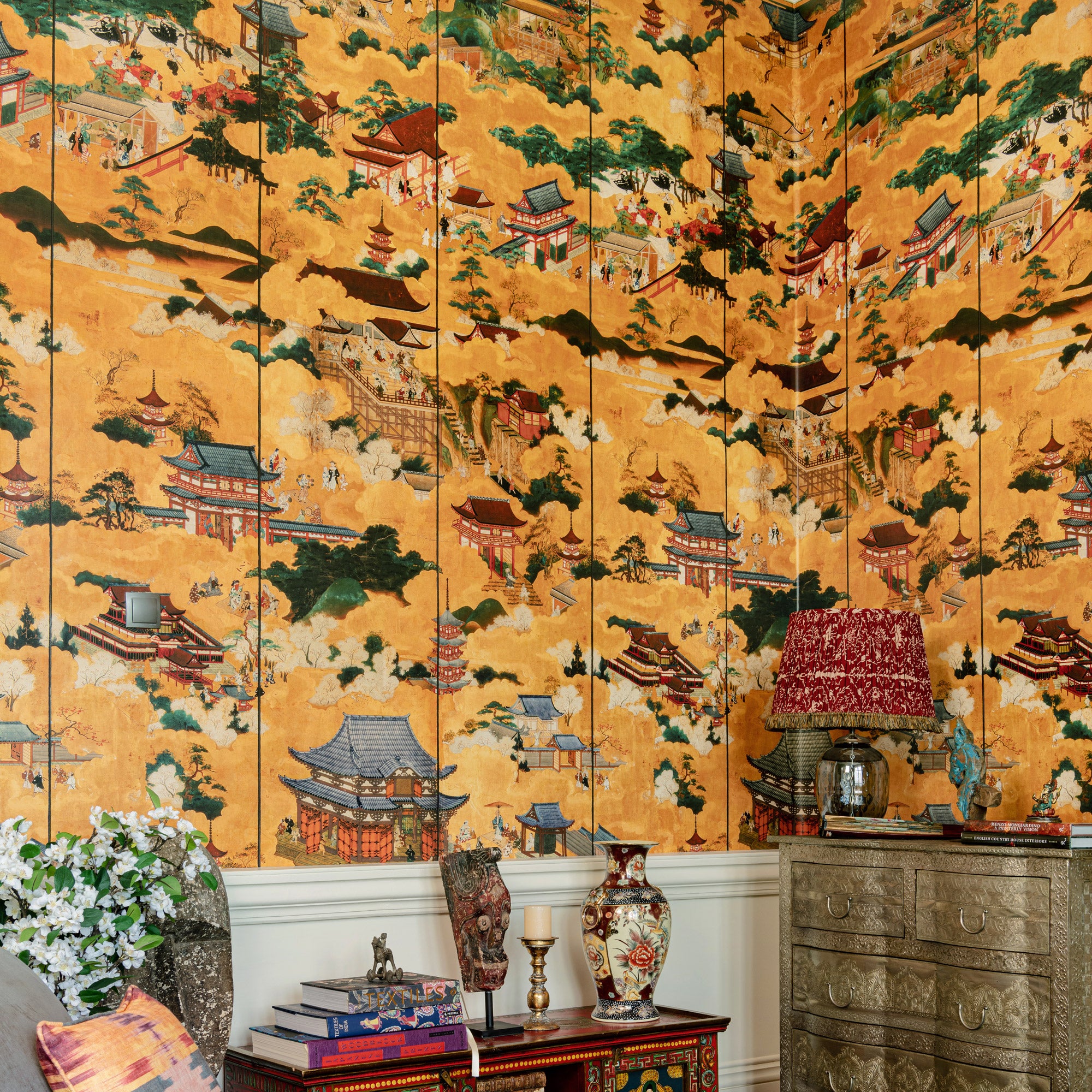 MINDTHEGAP / THE WALLPAPER COMPENDIUM 2 / FLOATING WORLD Golden WP20647 ...