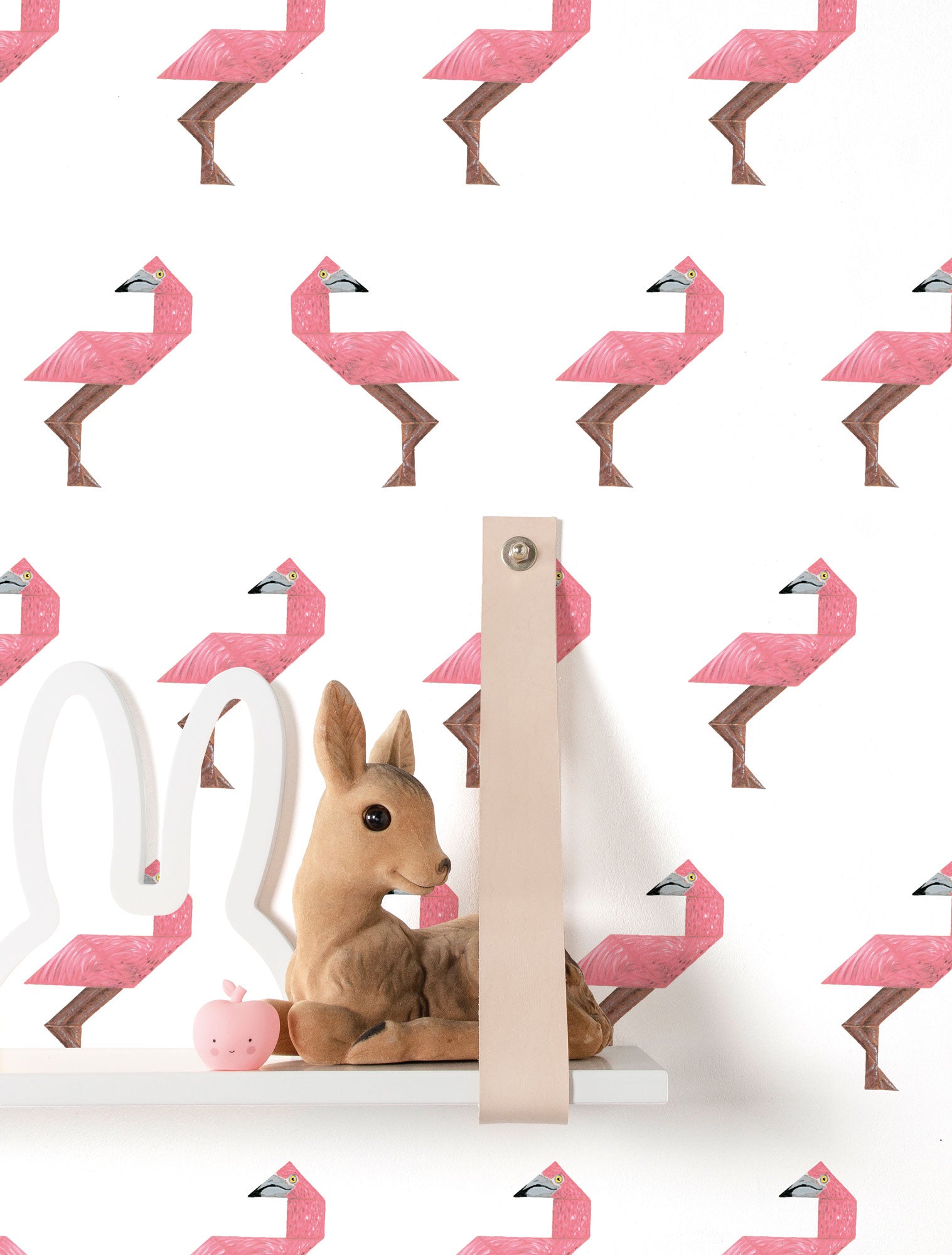 輸入壁紙 KEK Amsterdam / KIDS / WALLPAPER TANGRAM FLAMINGO WP-422 | 輸入壁紙専門店 ...