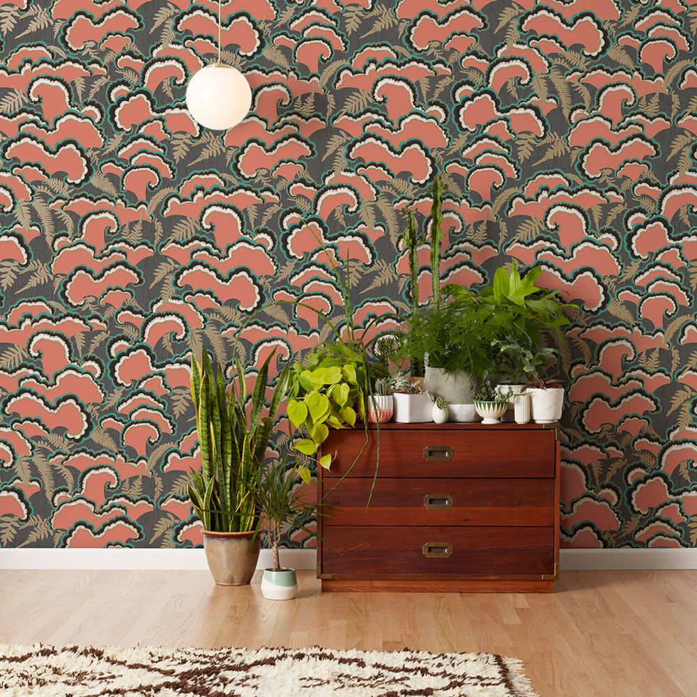 Makelike / Lush Wallpaper Red | 輸入壁紙専門店 WALPA – WALPA.jp